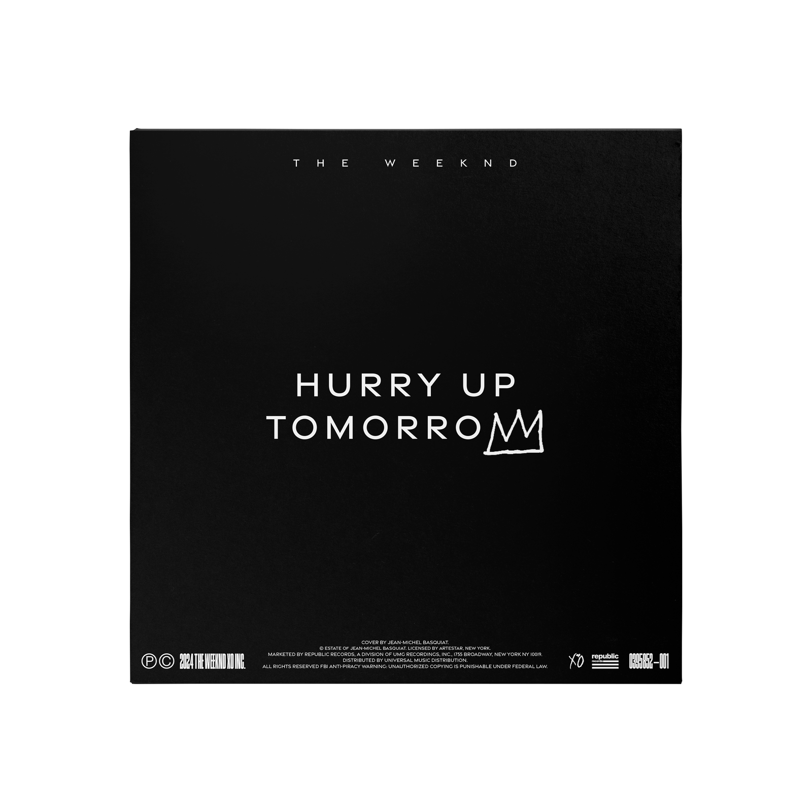 The Weeknd x Basquiat 'Hurry Up Tomorrow' Collector's Edition Vinyl X O S T O R E